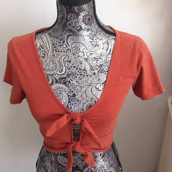 Double Zero | Tops | Y2k Double Zero Rust Crop Top S | Poshmark